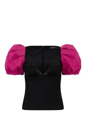 Dsquared2 Snow-tech Bustier Top - Black