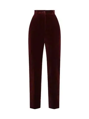 Dolce & Gabbana Velvet Slim Pants - Multicolor