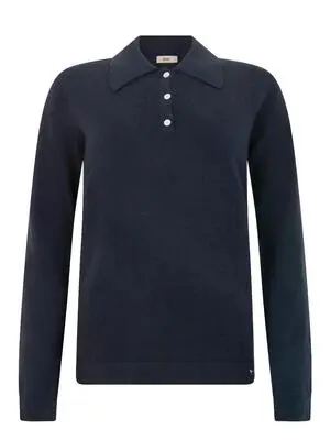 Herno Long-sleeve Polo Sweater - Blue