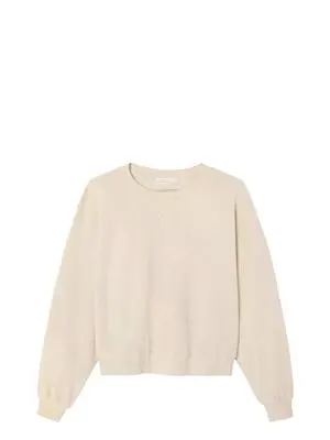 American Vintage Logo-embroidered Sweatshirt - Neutrals