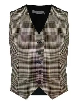 IRO PARIS IRO Kraig Check-Pattern Vest