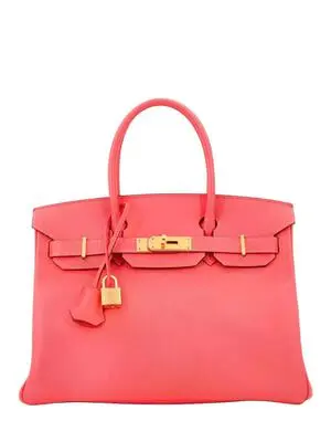 Hermès Birkin Handbag, Epsom Leather, Gold Hardware - Red