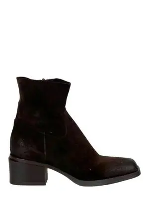 ELENA IACHI Elena Iachi Square-Toe Ankle Boots