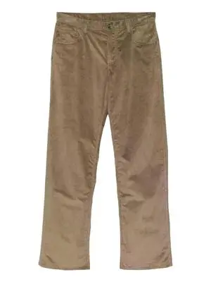 Etro Corduroy Straight-leg Trousers - Brown