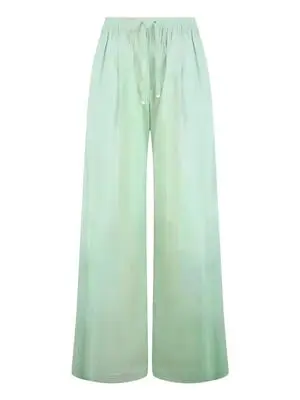 Herno Drawstring Wide-leg Trousers - Green