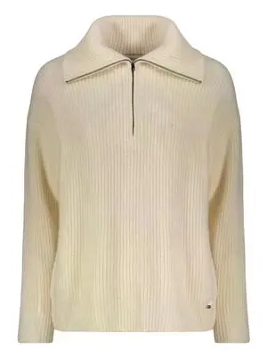 Herno Ribbed Knit Sweater - Neutrals