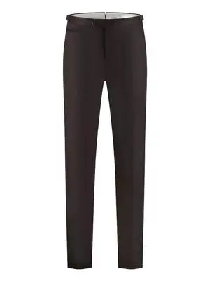 PT TORINO Tailored Straight-leg Trousers - Brown