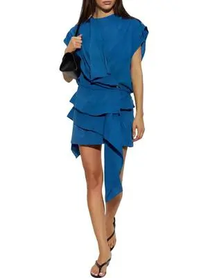 IRO PARIS IRO Pully Draped Layered Mini Skirt