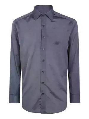 Etro Embroidered Pegasus Shirt - Grey