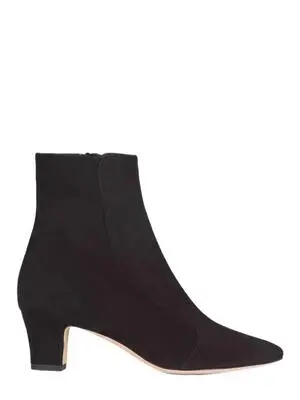 MANOLO BLAHNIK Manolo Blahnik Myconia Suede Ankle Boots