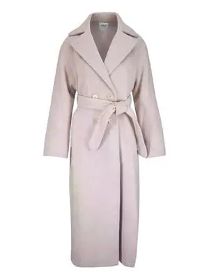 AKRIS Akris Punto Double-Breasted Belted Coat