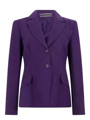 Alberta Ferretti Single-breasted Blazer - Purple