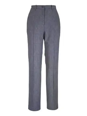 Michael Kors Samantha Stretch Wool Trousers - Grey