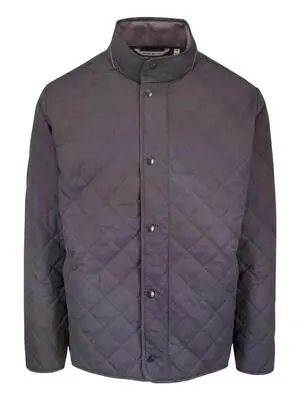 Peter Millar Quilted High-neck Jacket - Grey