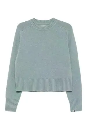 Extreme Cashmere Ribbed-knit Crew-neck Sweater - Blue