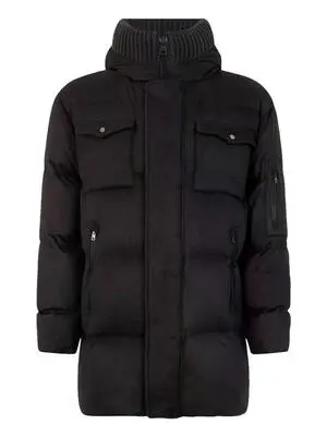 Herno Hooded Padded Jacket - Black