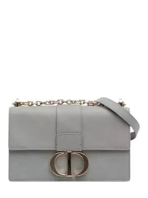 Dior 30 Montaigne Chain Flap Crossbody Bag - Grey