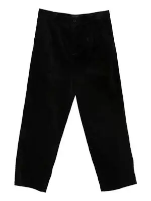 A.p.c. Corduroy Straight-leg Trousers - Black
