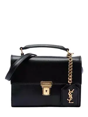 Saint Laurent Mini Smooth Calfskin High School Satchel - Black