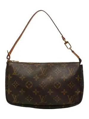 LOUIS VUITTON Monogram Pochette Accessoires Shoulder Bag - Brown