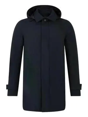 Herno Hooded Waterproof Parka - Blue