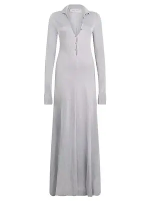 PHILOSOPHY DI LORENZO SERAFINI Philosophy Di Lorenzo Serafini Button-Fastening V-Neck Maxi Dress