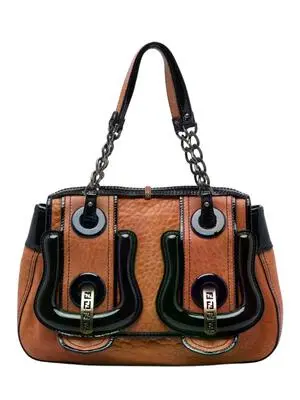 FENDI Fendi Medium Leather B Bag Top Handle Bag