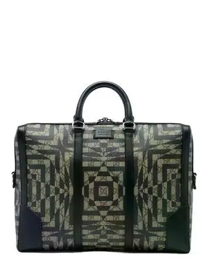 Gucci Gg Supreme Caleido Eden Briefcase Business Bag - Neutrals