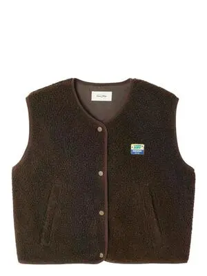 American Vintage Hokton Faux-shearling Gilet Brown