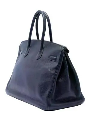 HERMÈS Hermès 1997-2014 Togo Birkin Retourne 35 Handbag