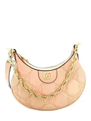 Gucci Matelassé Leather Mini Shoulder Bag - Neutrals