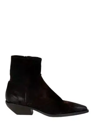 Elena Iachi Distressed Effect Pointed Toe Boots - Brown