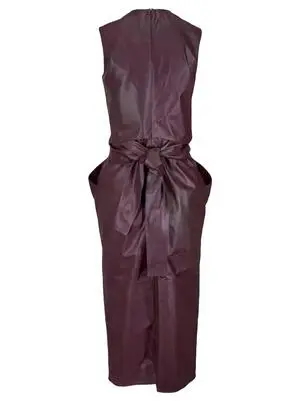Altuzarra Sleeveless Tied-waist Midi Dress - Red