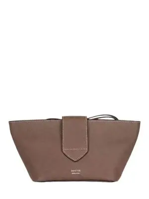 SAVETTE Savette Small Anello Clutch Bag In Grainy Leather