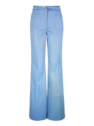 Dorothee Schumacher Belted Wide-leg Trousers - Blue