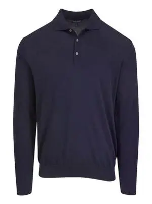 Peter Millar Long-sleeve Polo Shirt - Blue