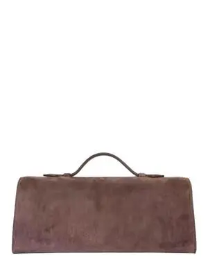 Savette Slim Symmetry Clutch Bag - Brown