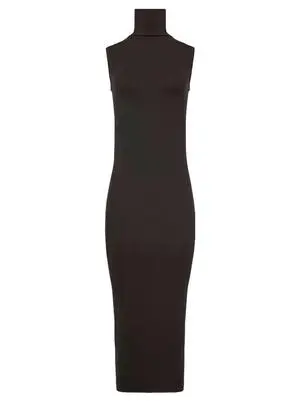 Wolford Seamless Sleeveless Midi Dress - Brown