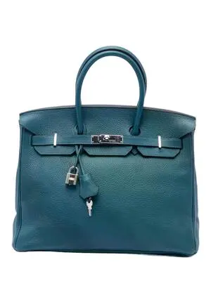 Hermès Hermès 35cm Birkin Handbag Blue