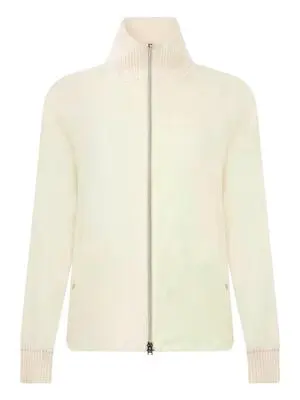 Herno Zip-up Cashmere Jacket - Neutrals