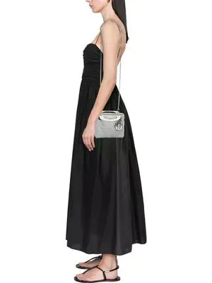 Dior Mini Lady Satchel - Silver
