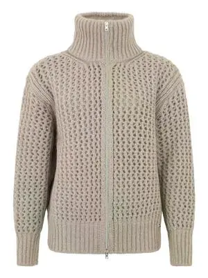 HERNO Herno Ribbed Zip-Up Sweater