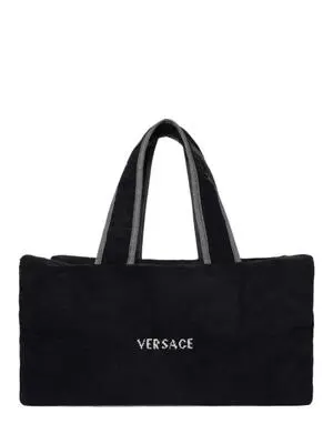 Versace Terry Cloth Tote Bag - Blue