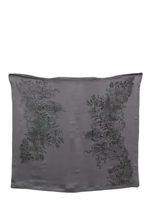 Carine Gilson Floral-print Kaftan - Grey