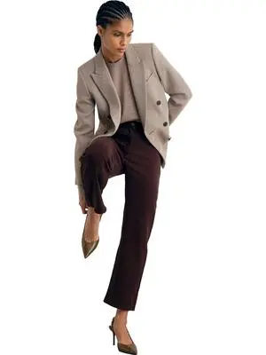 REISS Selin Mid-rise Straight-leg Jeans - Grape