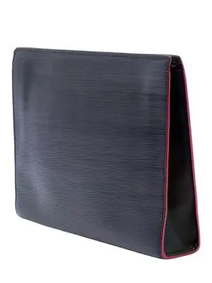 LOUIS VUITTON Louis Vuitton 2017 Epi Toiletry Pouch 26 Clutch Bag Black