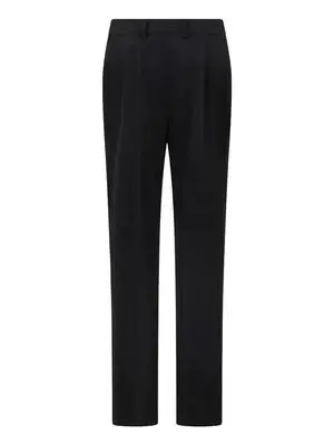 Alberta Ferretti High-waisted Tailored Trousers - Black