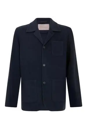 Herno Button-up Patch-pocket Blazer - Blue