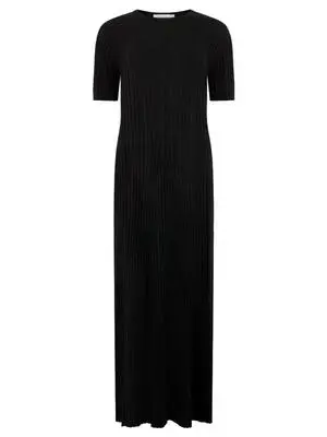 LISA YANG Lisa Yang Ribbed-Knit Maxi Dress Black