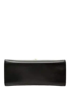 Celine Leather Top Handle Bag Satchel - Black